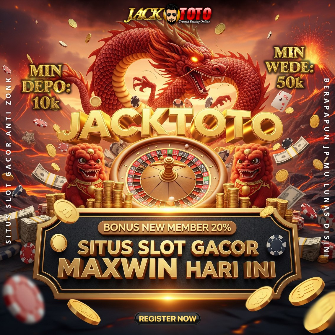 JACKTOTO | Link Toto Slot Gacor Resmi Hari Ini Dan Situs Rtp Slot 2025