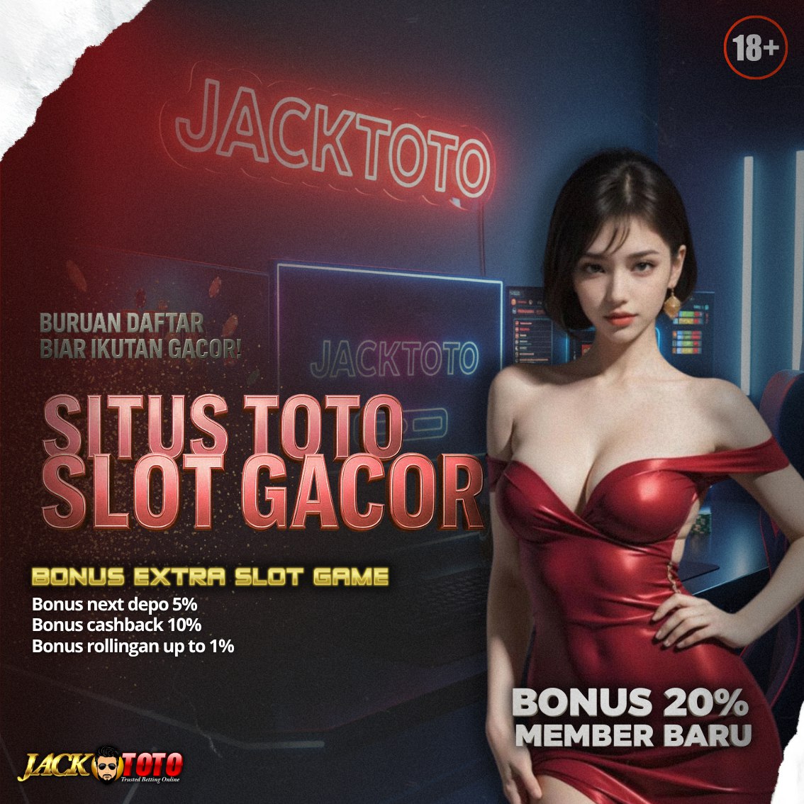 JACKTOTO: Platform Kombinasi Situs Toto Togel & Rtp Slot Gacor Maxwin Server Thailand