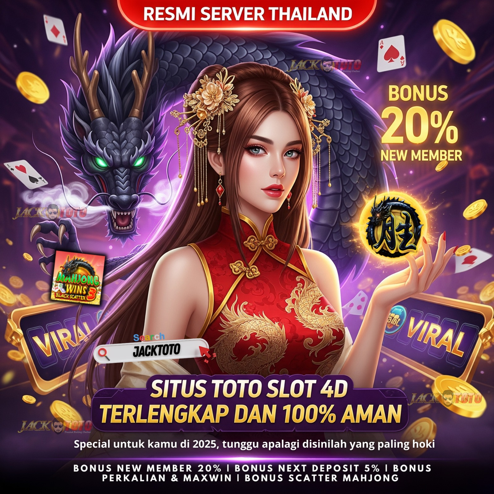 JACKTOTO: Portofolio Layanan Situs Toto Slot Online Terpercaya Resmi Hari Ini